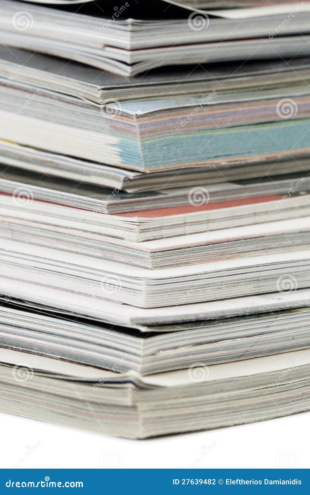 Stack of magazines stock photo. Image of collection, heap - 27639482