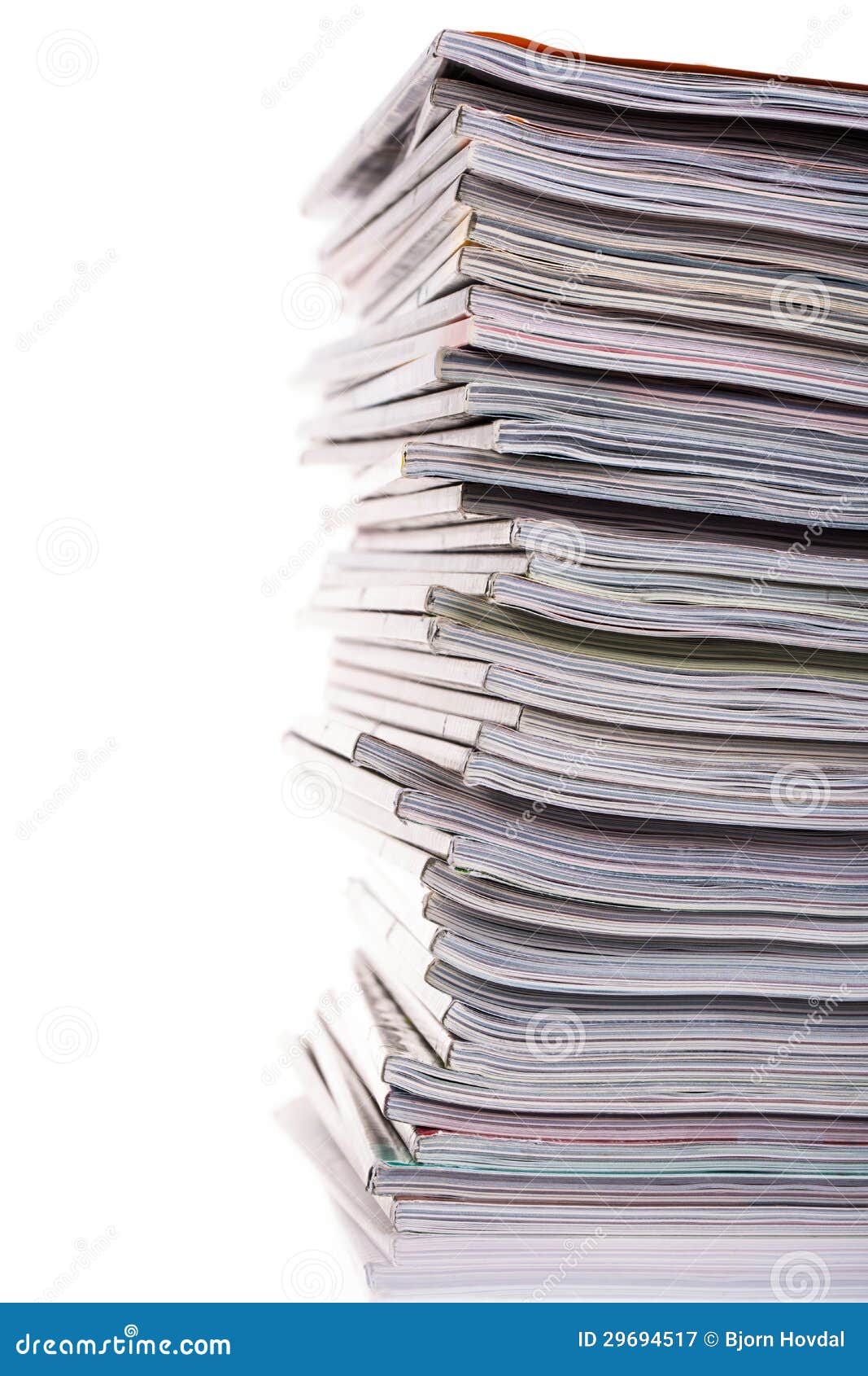 Stack of magazines stock image. Image of edges, bunch - 29694517