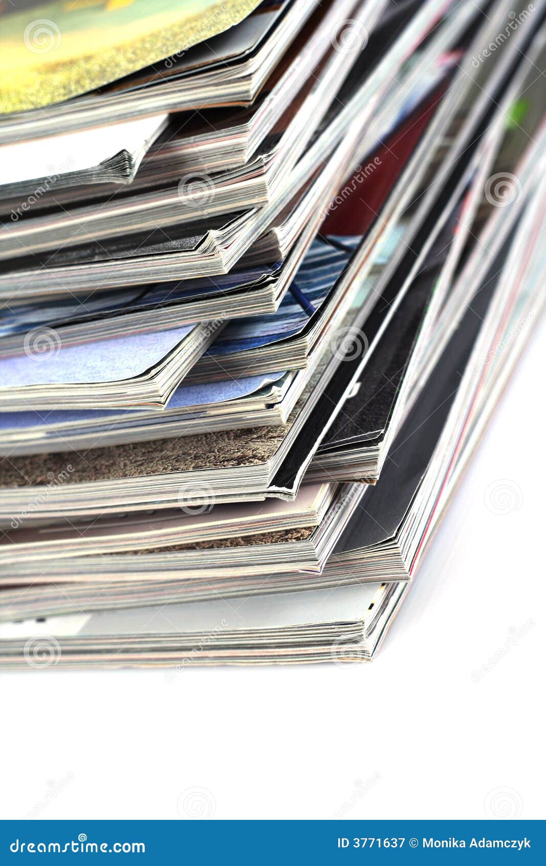 Stack of magazines stock image. Image of stack, heap, global - 3771637