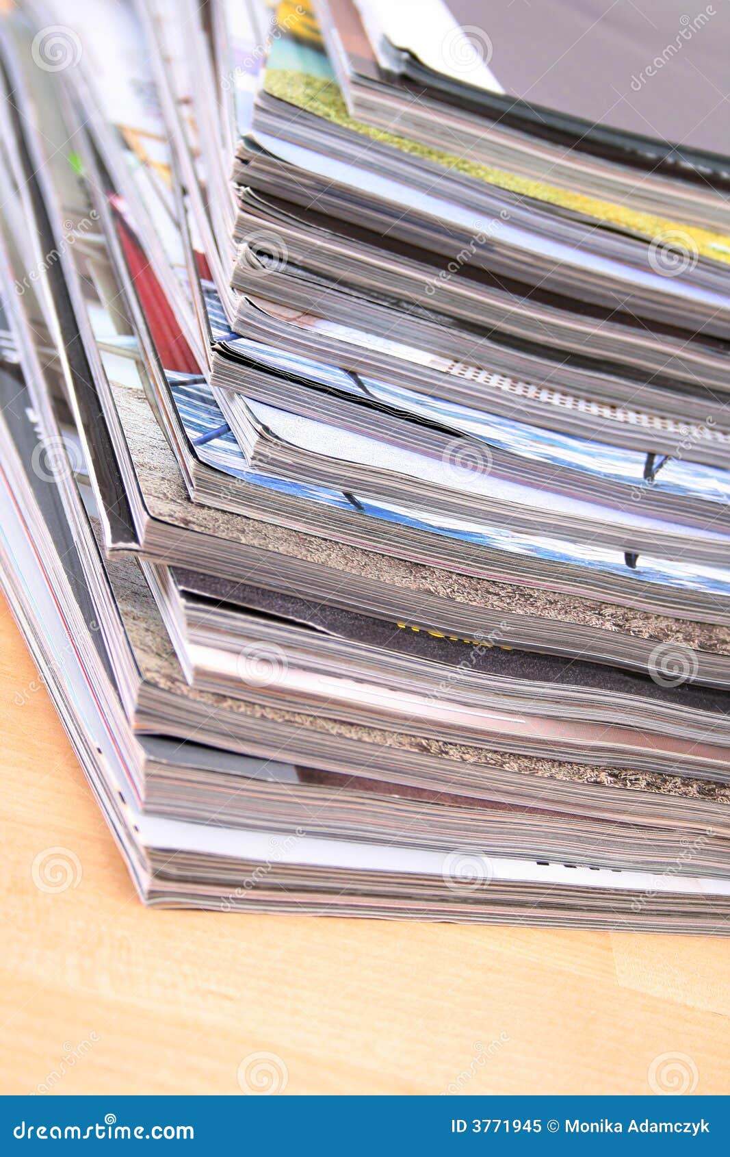 Stack of magazines stock image. Image of newspaper, papers - 3771945