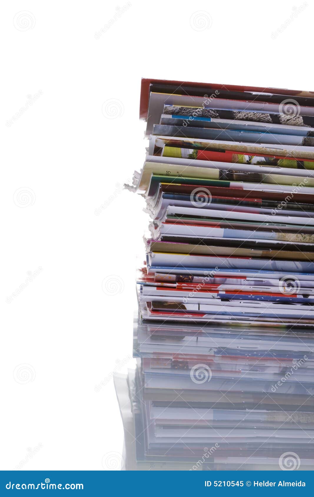 Stack of magazines stock image. Image of objects, copy - 5210545