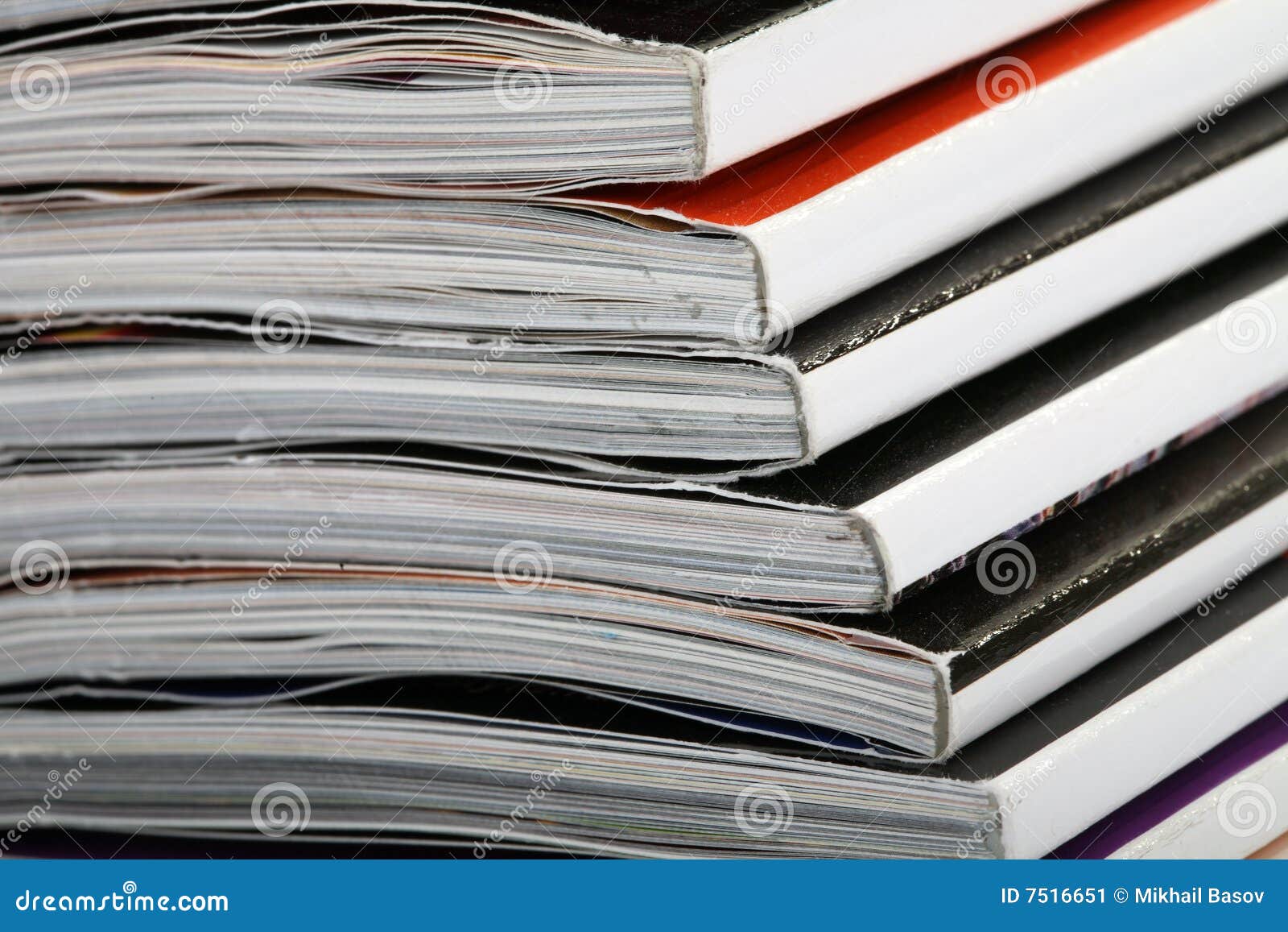 Stack of magazines stock image. Image of publication, heap - 7516651