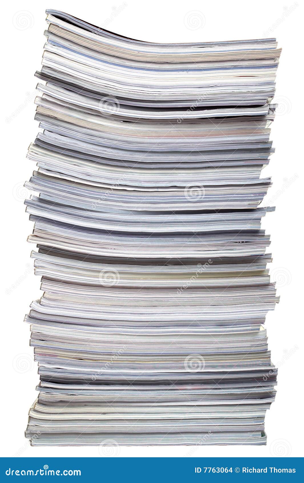 Stack of magazines stock photo. Image of news, pile, print - 7763064