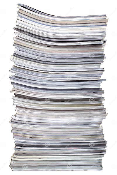 Stack of magazines stock photo. Image of news, pile, print - 7763064