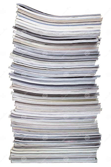 Stack of magazines stock photo. Image of news, pile, print - 7763064