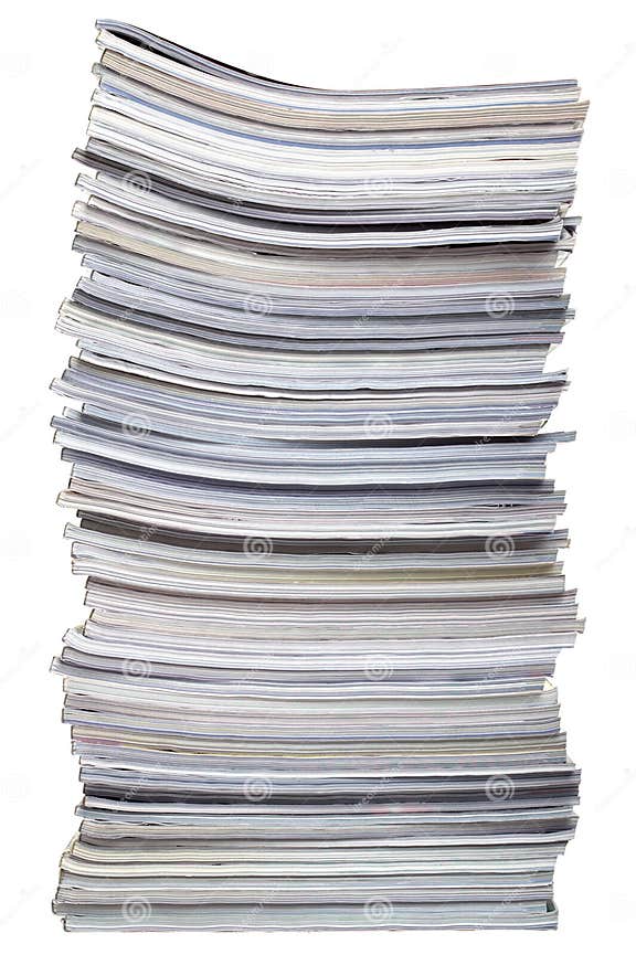 Stack of magazines stock photo. Image of news, pile, print - 7763064