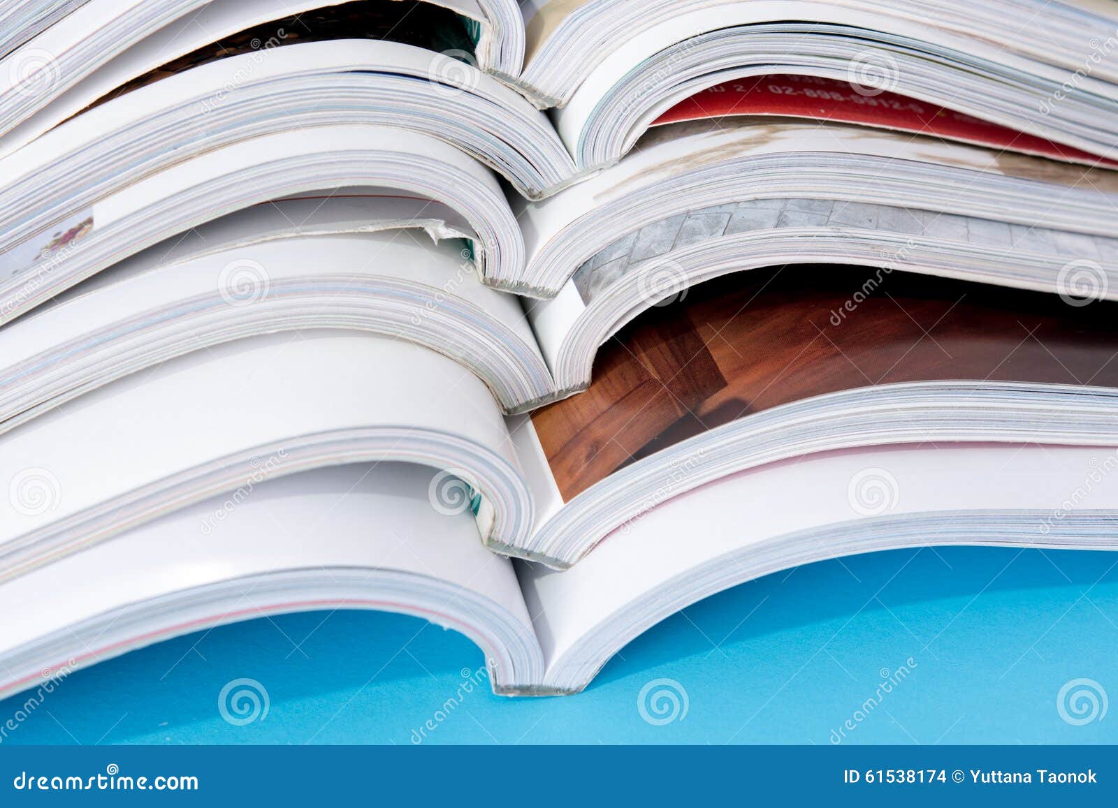 Stack of magazines stock photo. Image of press, advertising - 61538174
