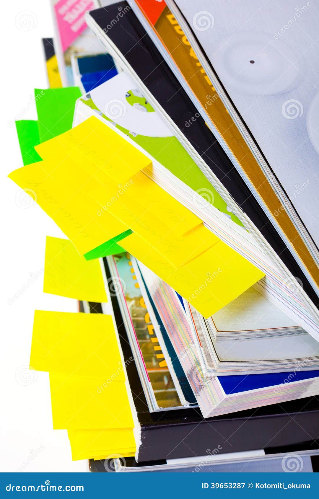 Stack of magazines stock image. Image of catalog, news - 39653287
