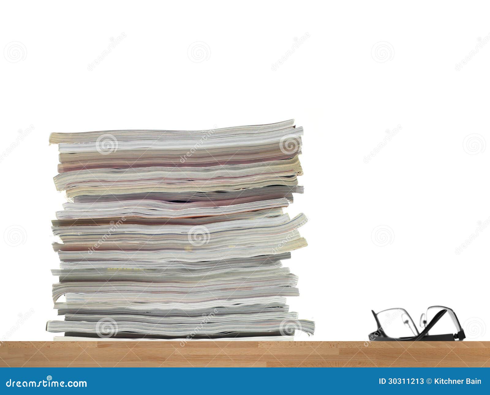 Magazine Stack stock image. Image of isolated, journalist - 30311213