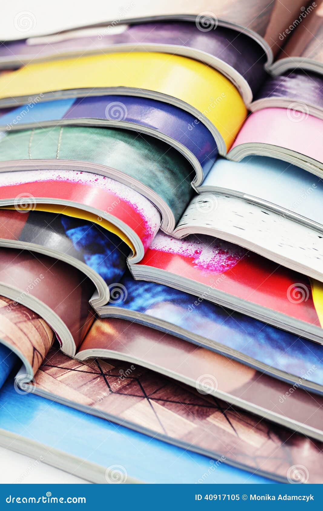 Stack of magazines stock image. Image of magazine, business - 40917105