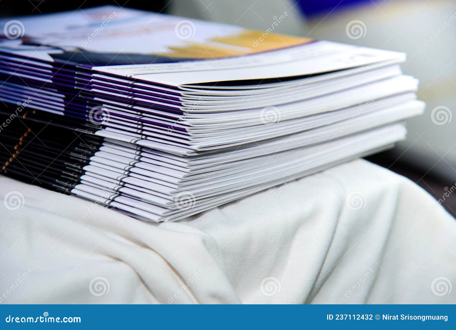 Stack of Magazines on a Shelf in a Bookstore Stock Photo - Image of ...