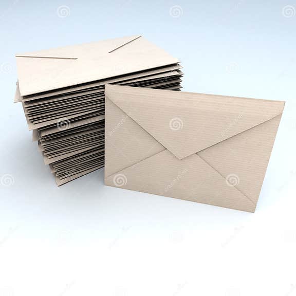 Stack of mail stock illustration. Illustration of post - 20191498