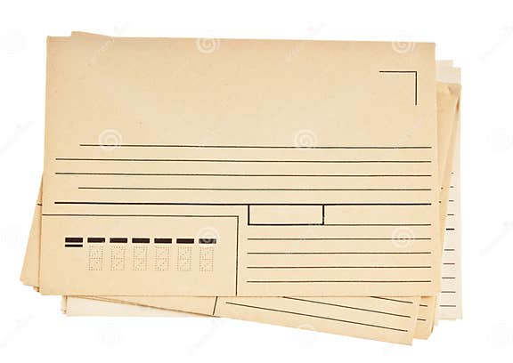 Stack of mail envelopes stock photo. Image of business - 51044942