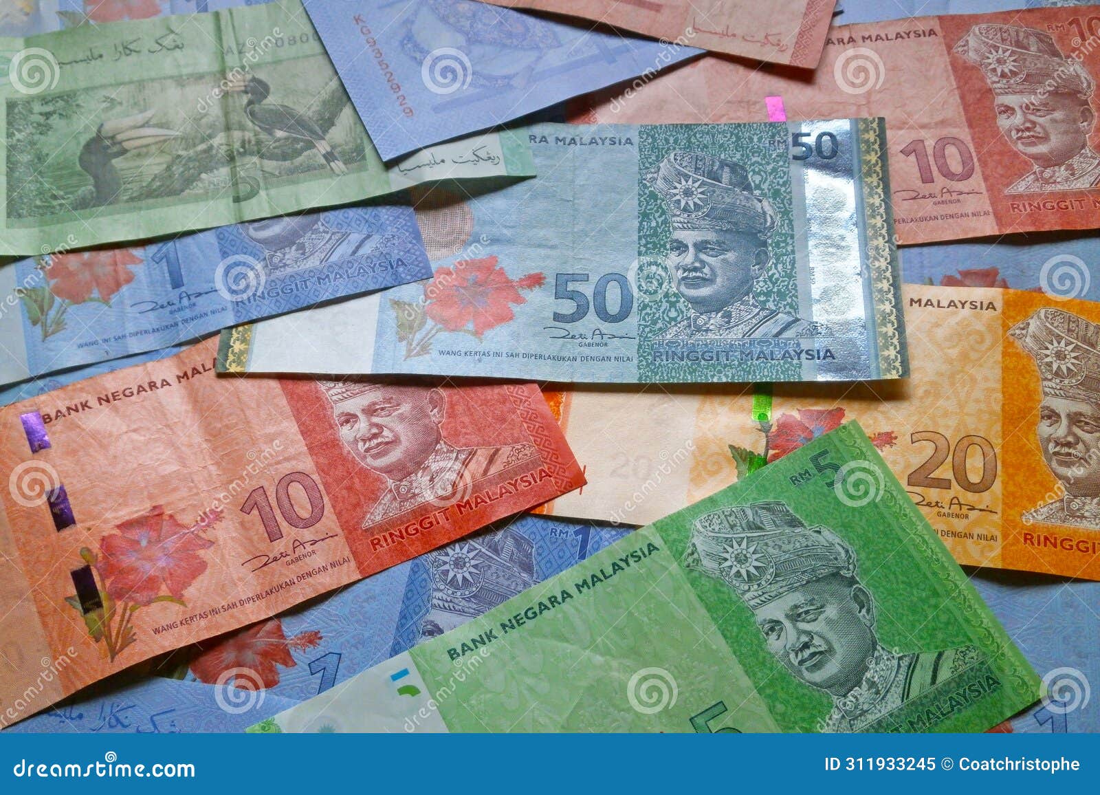 Stack of Malaysian Ringgit Banknotes Stock Image - Image of industry ...