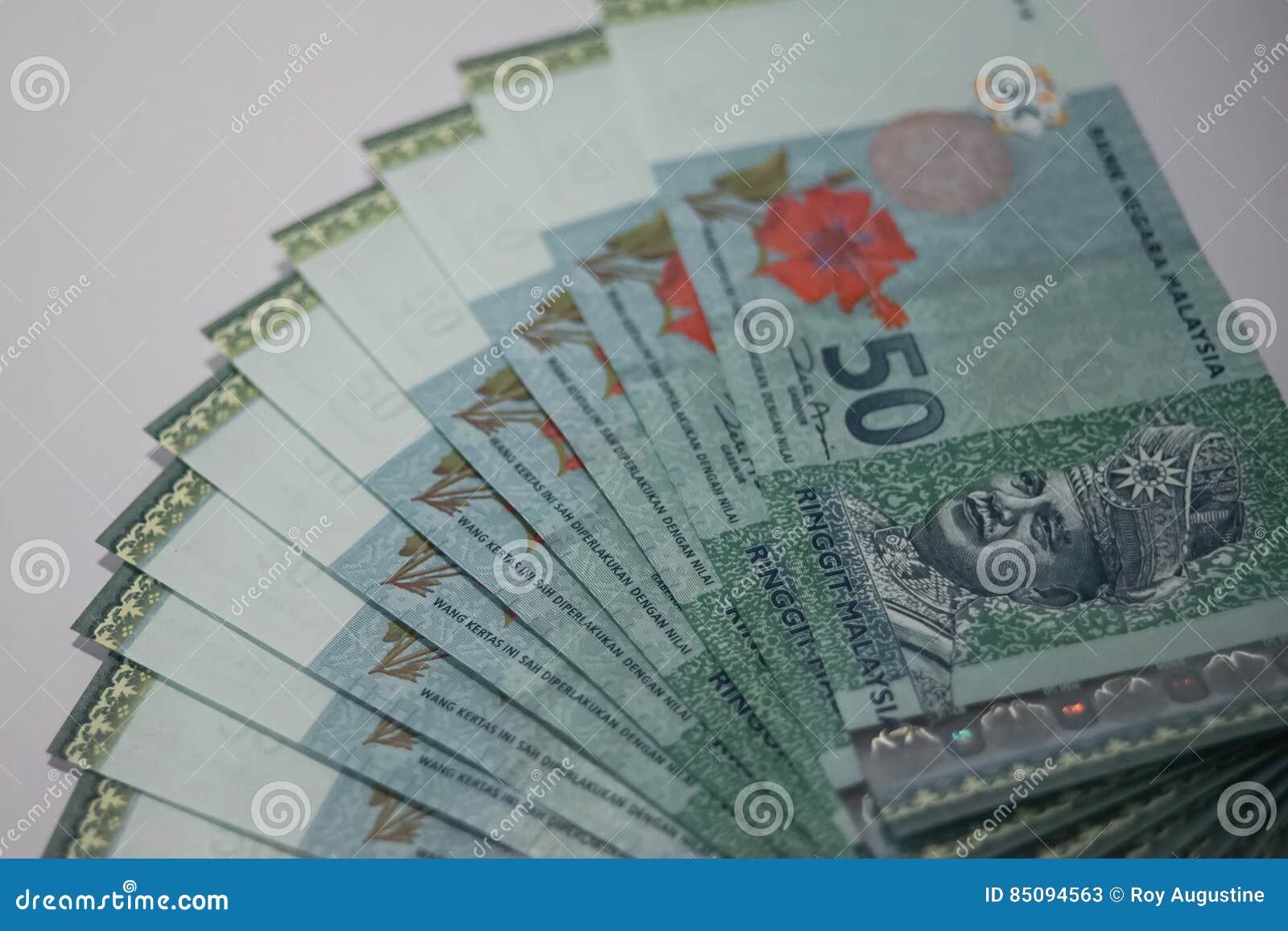 Stack of Malaysian Ringgit stock image. Image of ringgit - 85094563