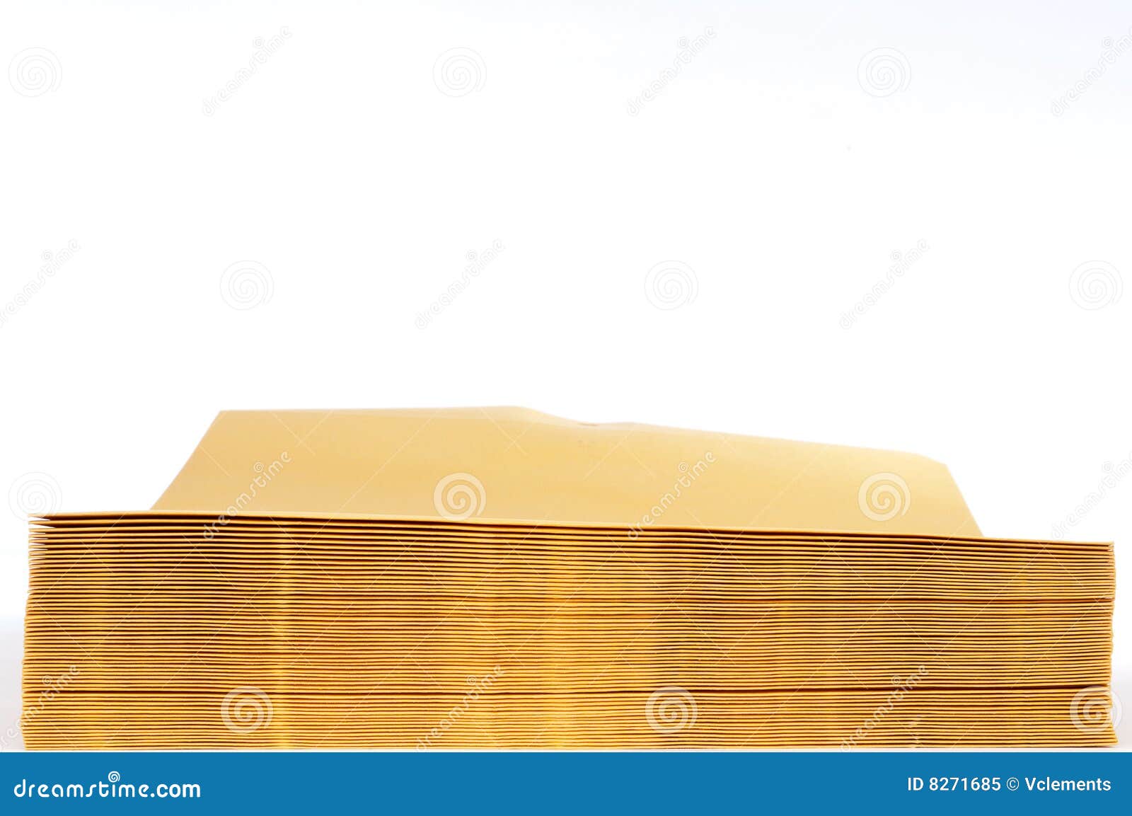 A Stack Of Manila Envelopes Picture. Image: 8271685