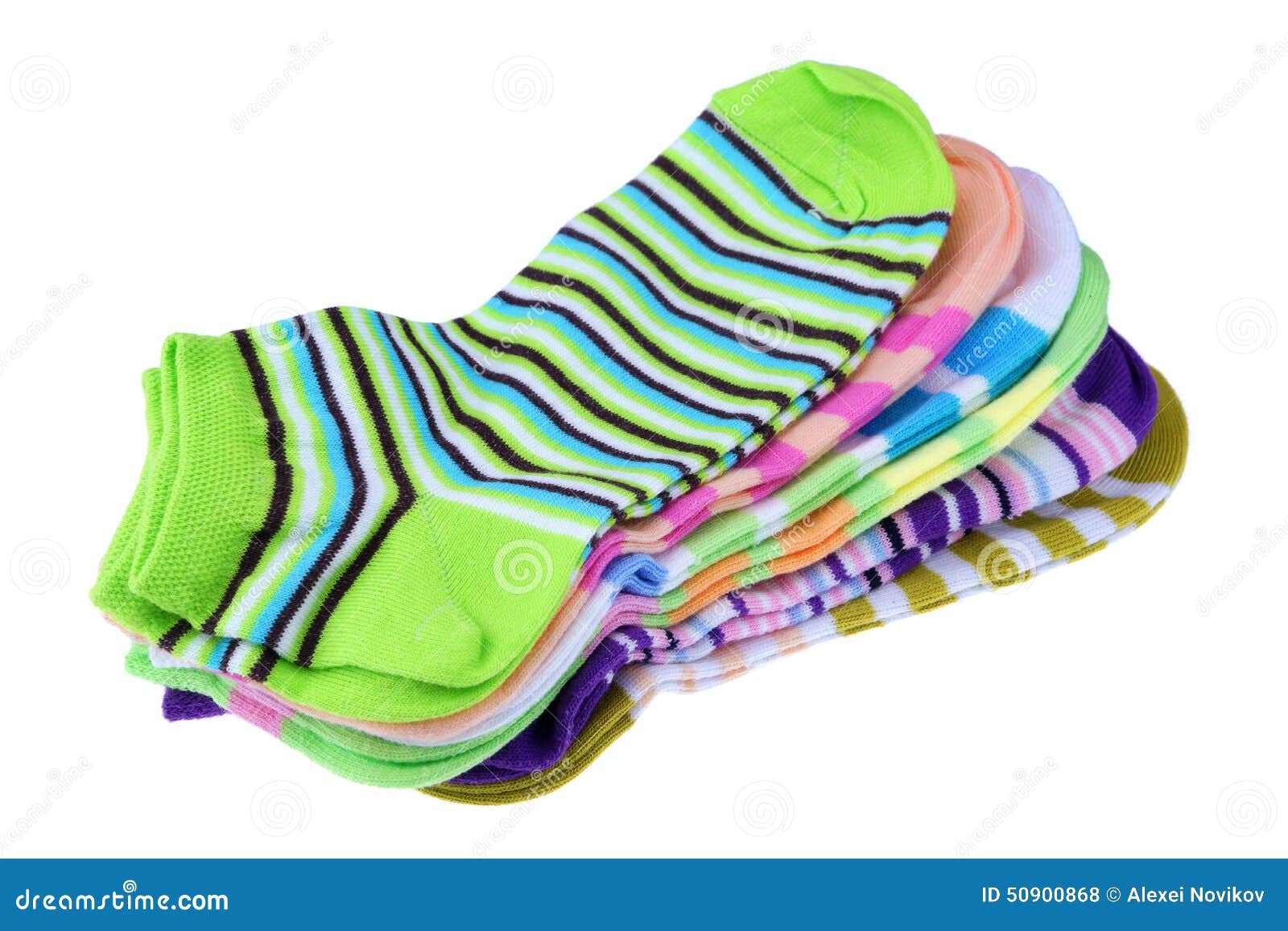 Stack of Many Pairs Colorful Striped Socks Isolated on White Stock ... Stack of Many Pairs Colorful Striped Socks Isolated on White Stock ...