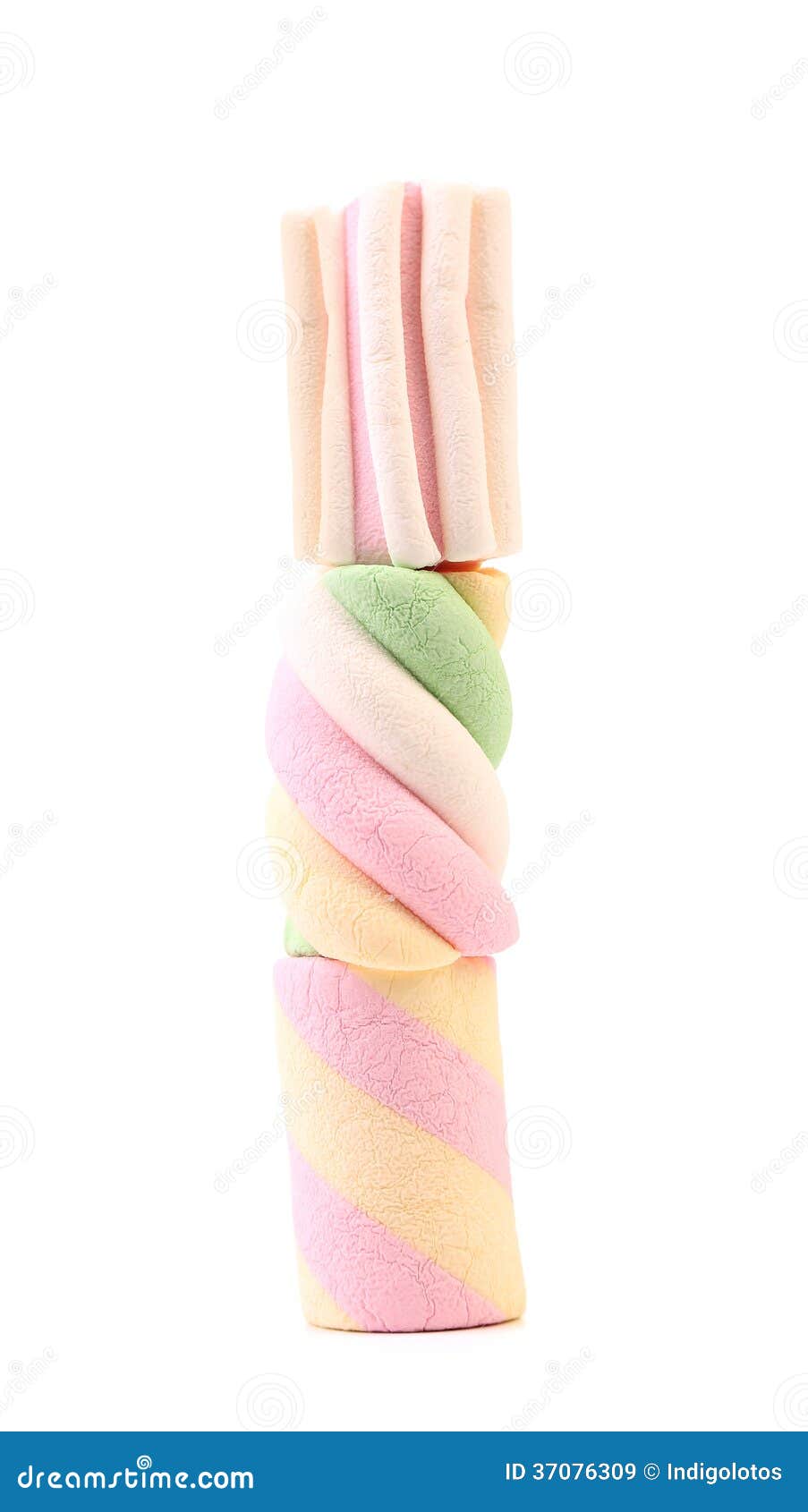 Stack of marshmallow. stock image. Image of closeup, childhood - 37076309
