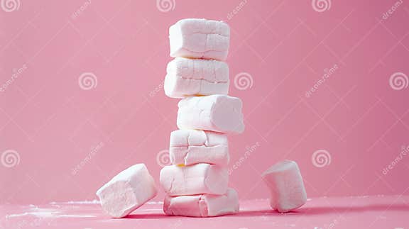 Stack of Marshmallows stock photo. Image of business - 321928228