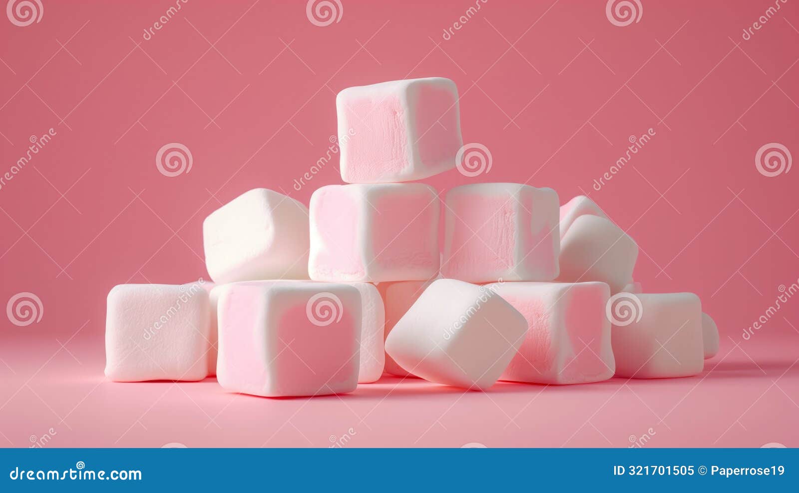 Stack of Marshmallows stock image. Image of collection - 321701505