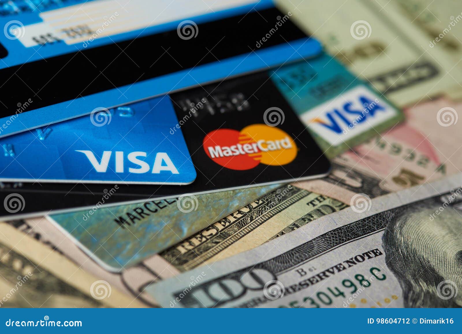 Stack of Master and Visa Cards Editorial Photography - Image of loan ...