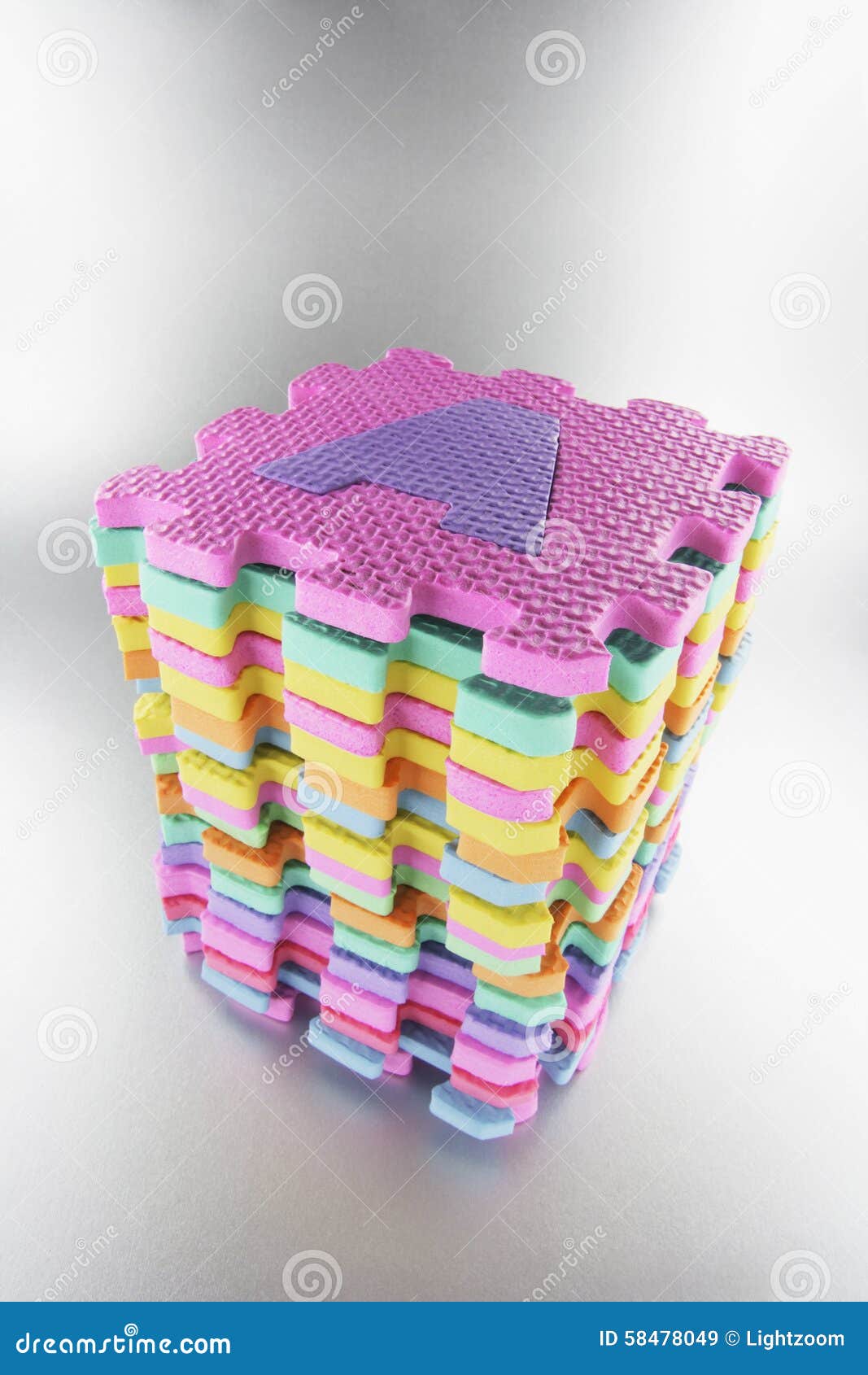 Stack of Mat Alphabet Puzzles Stock Image - Image of play, development ...