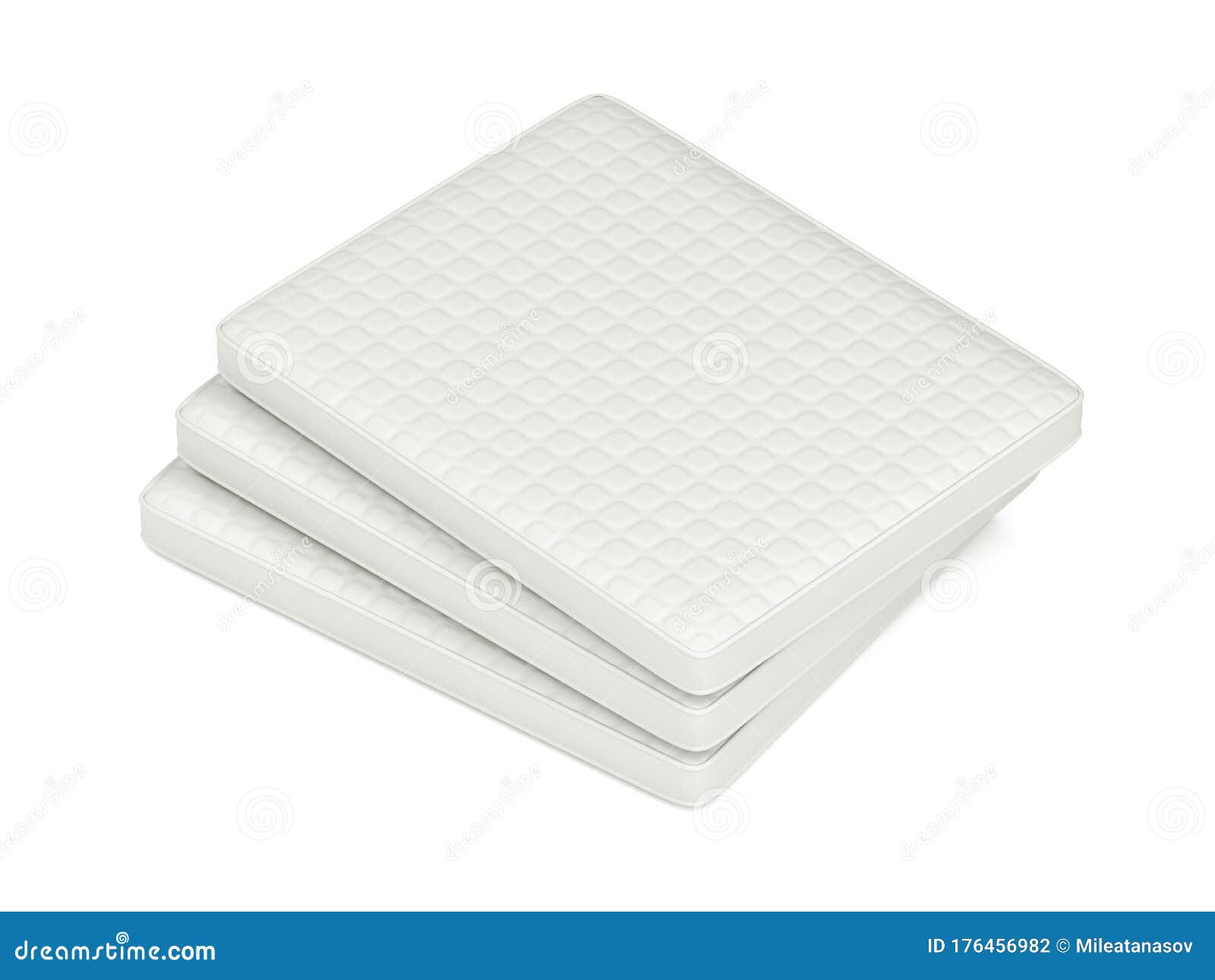 Stack of mattresses stock illustration. Illustration of foam - 176456982