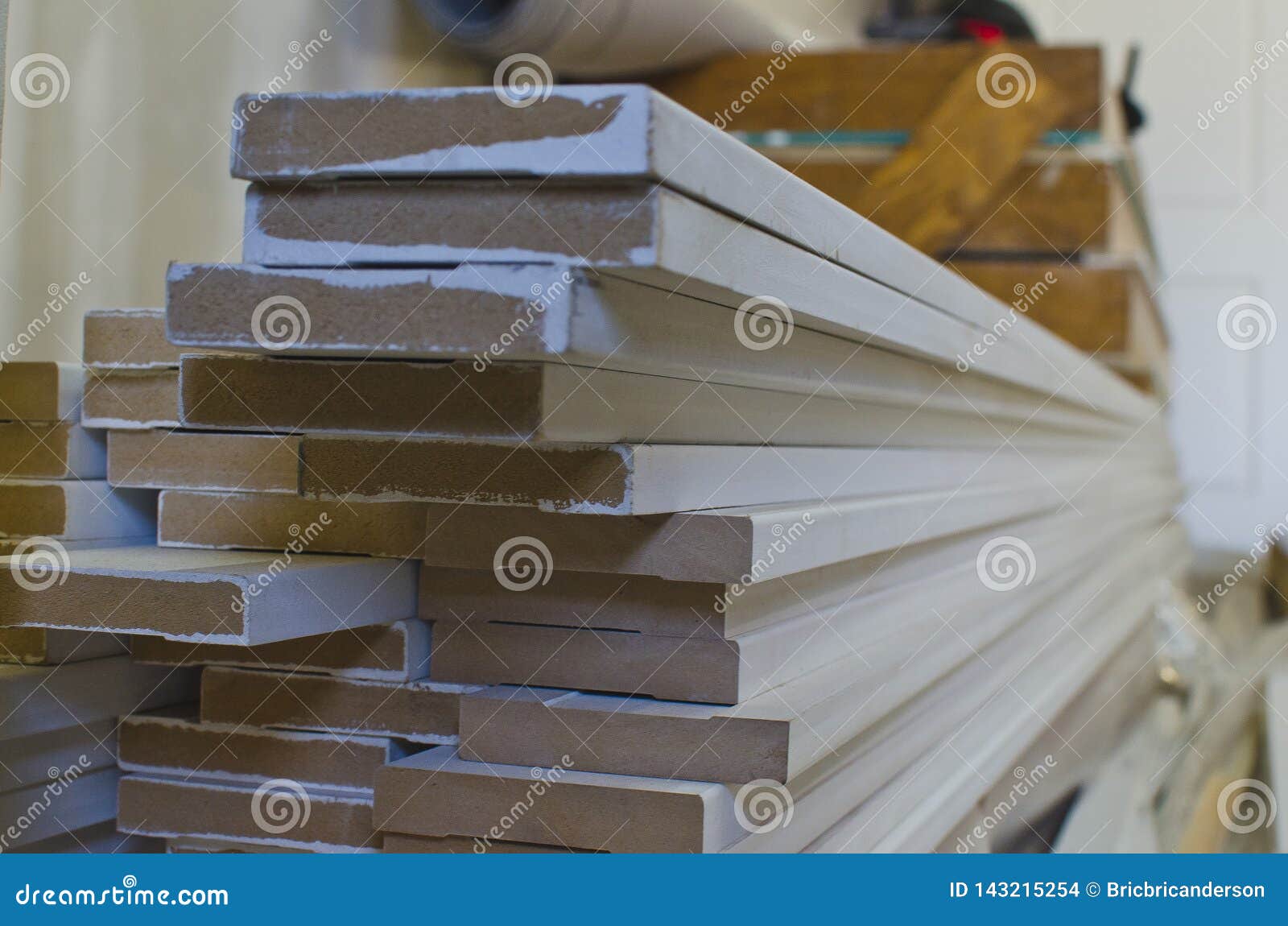 A Stack of MDF Boards in the Warehouse Stock Photo - Image of crisp ...