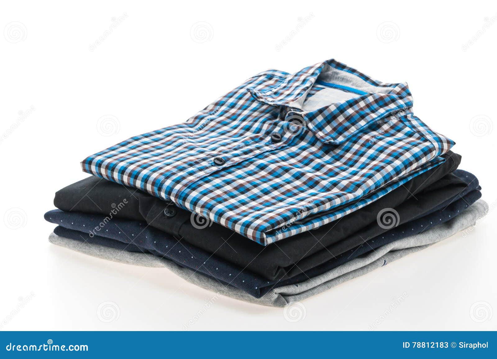 Stack of men shirt stock image. Image of white, stack - 78812183