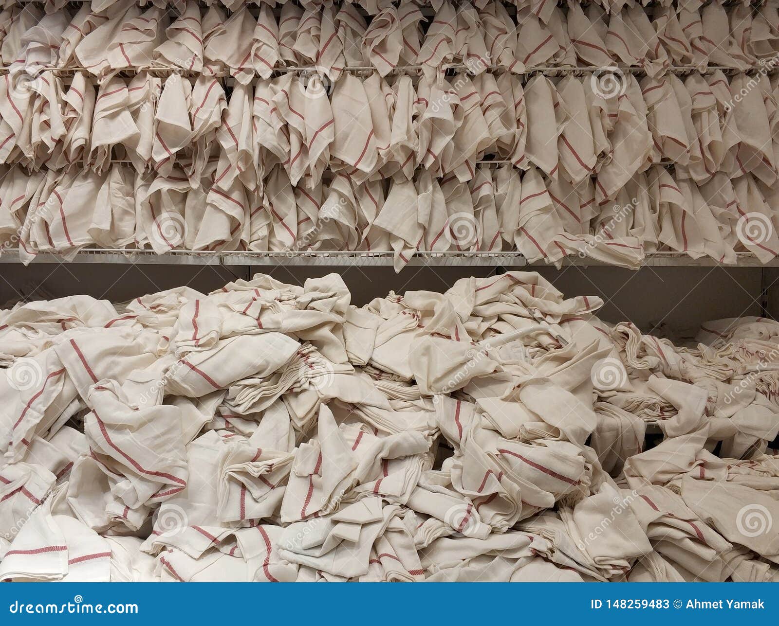 Stack of Messy Cleaning Cloths Stock Image - Image of sponge ...