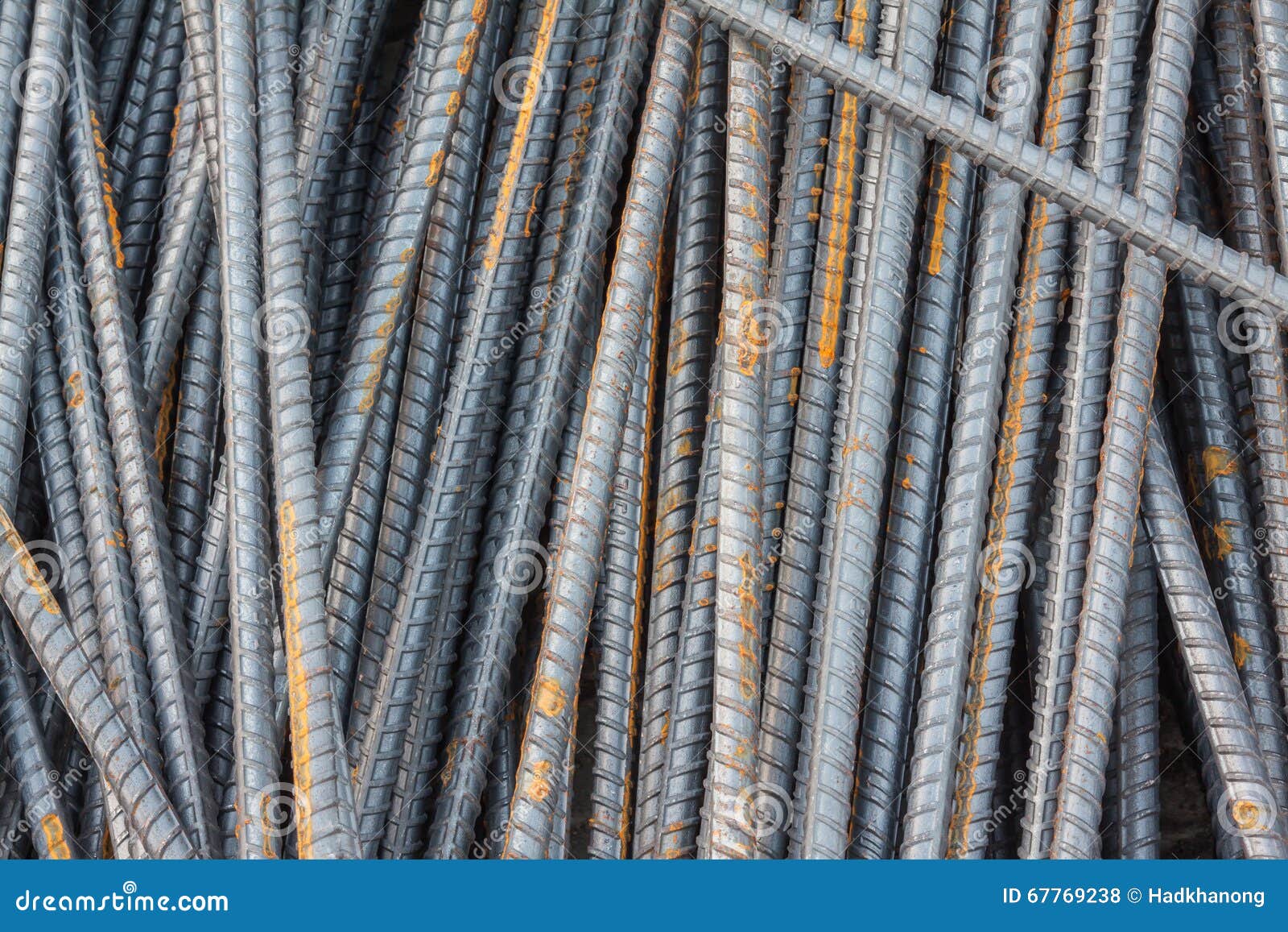 Stack of the Metal Rusty or Steel Rod Stock Photo - Image of corrosion ...