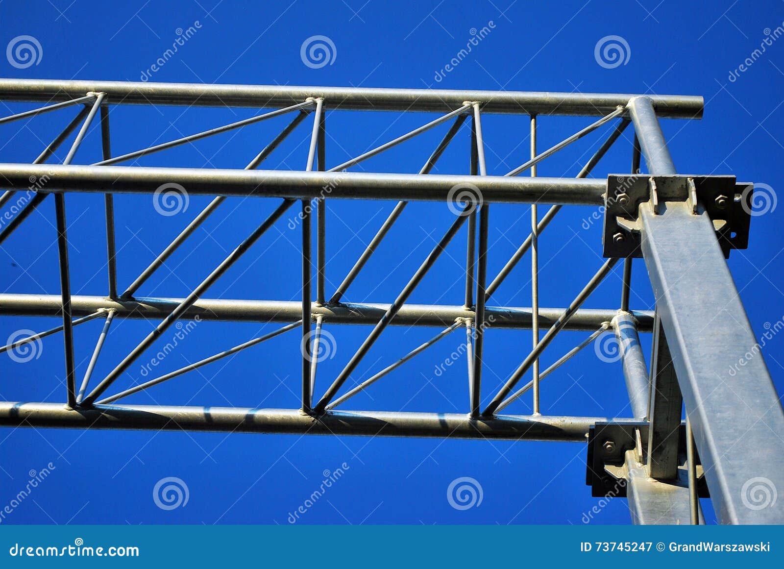 Stack of Metal Trusses for Mounting the Stage Stock Image - Image of ...