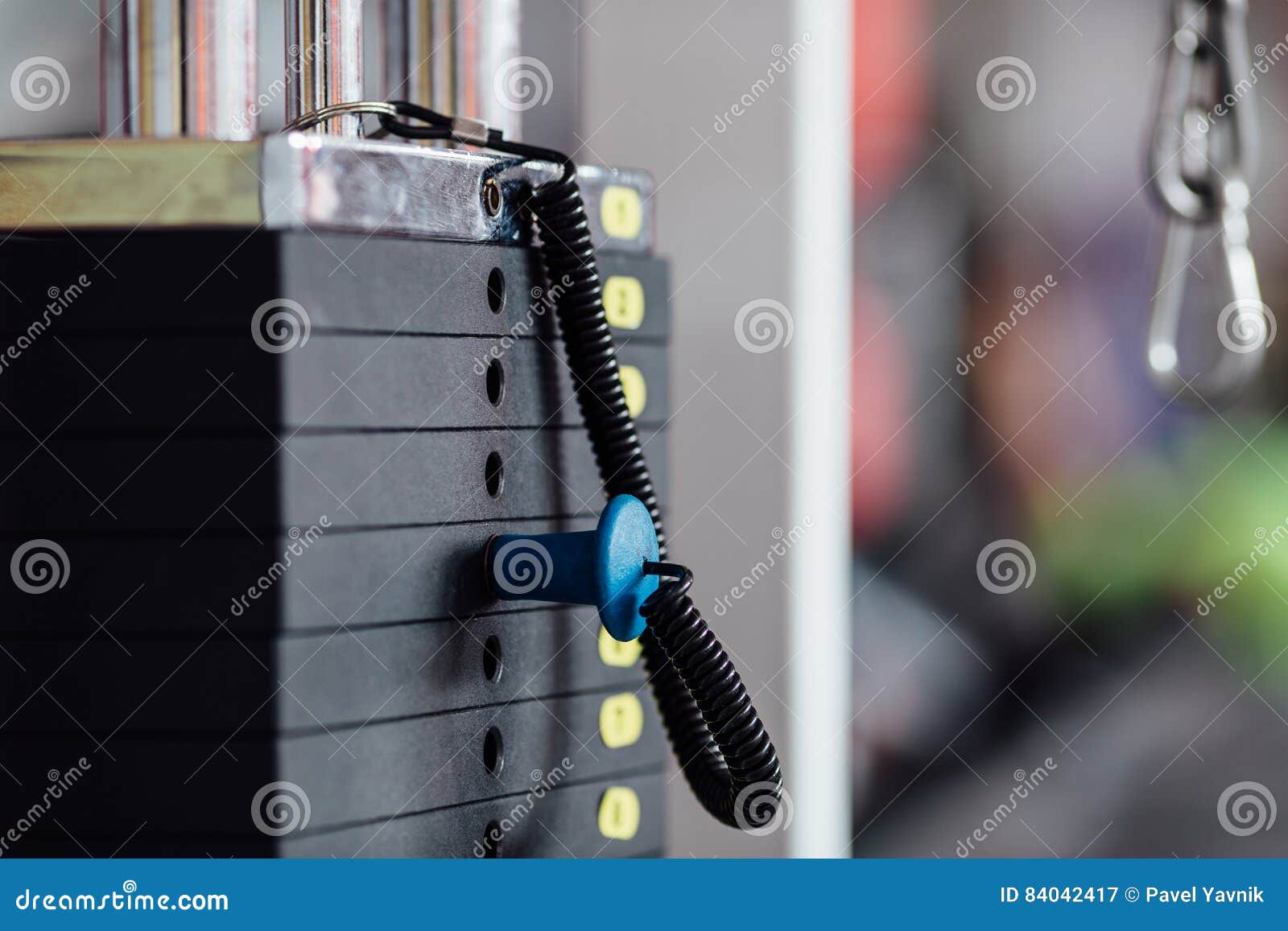 Stack of Metal Weights Bodybuilding Equipment Stock Image - Image of ...