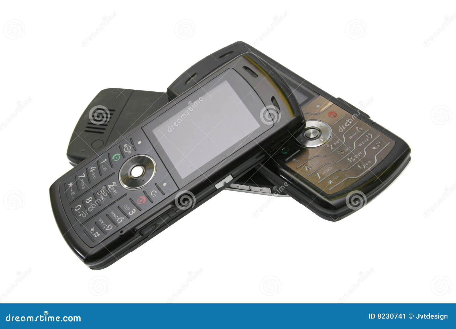 Stack of Mobile Cell Phones Stock Image - Image of keyboard, piece: 8230741