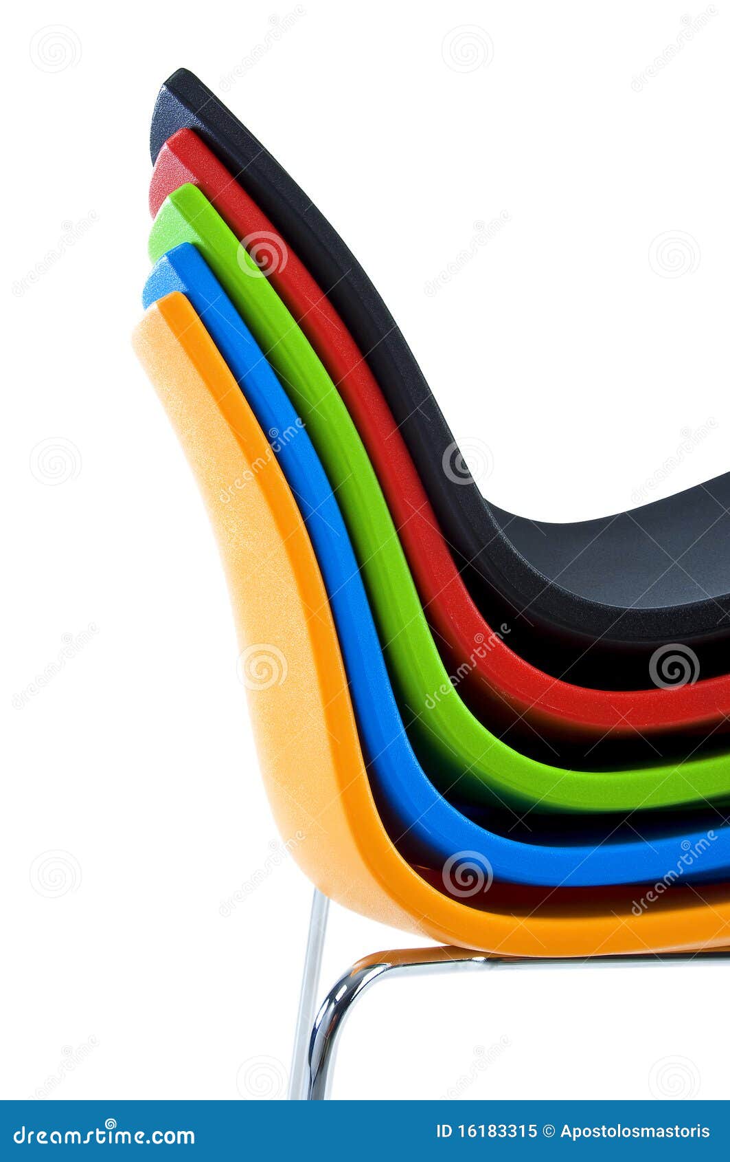 Stack of modern chairs stock image. Image of event, furniture - 16183315