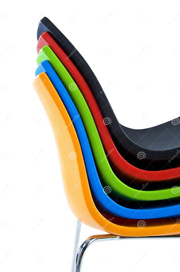 Stack of modern chairs stock image. Image of event, furniture - 16183315