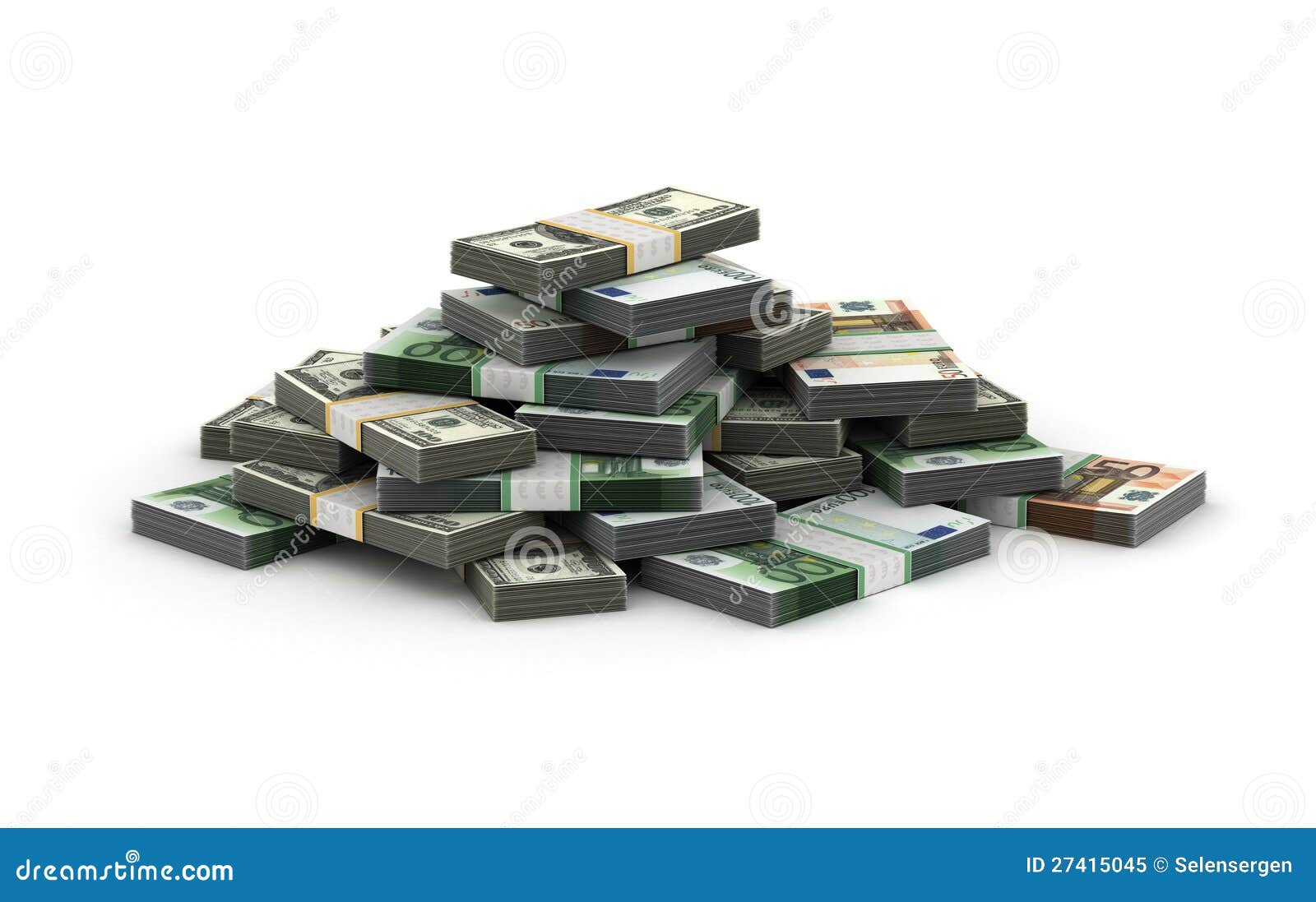 Stack of Money stock illustration. Illustration of currency - 27415045