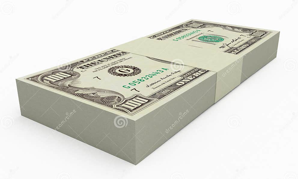 Stack of money stock illustration. Illustration of currency - 3006822