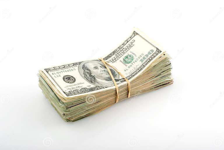 Stack of money stock photo. Image of paying, dollars, monies - 4653340