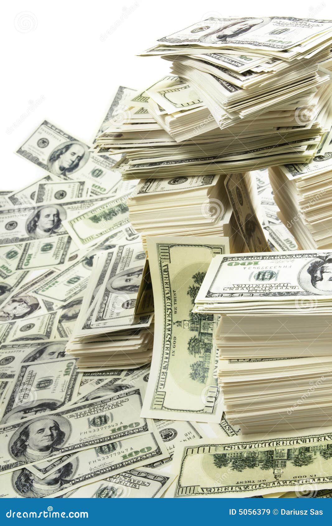 Stack of money stock image. Image of dollar, money, stack - 5056379