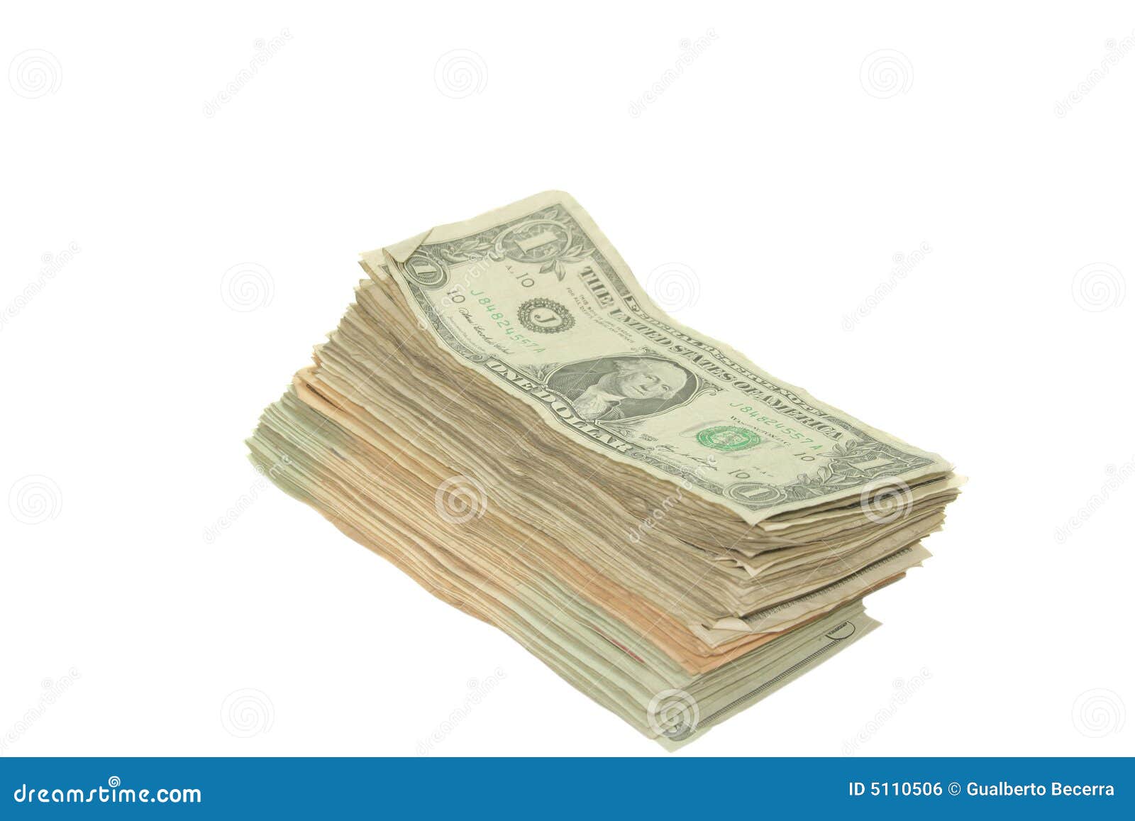 Stack of money stock photo. Image of business, value, wealth - 5110506