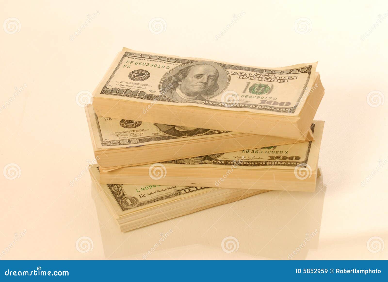 Stack of money stock image. Image of financial, dollar - 5852959