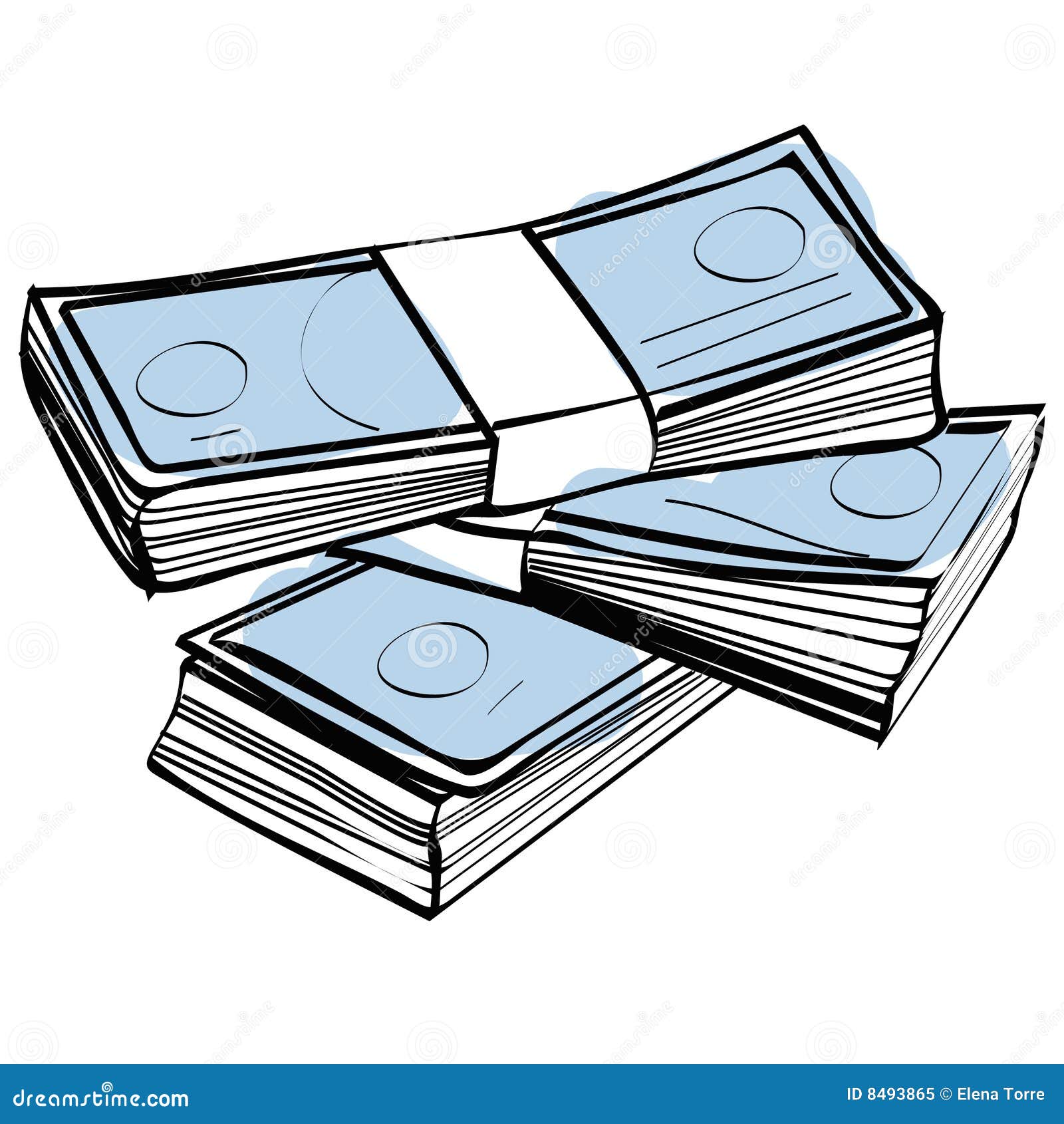 Stack of money vector stock vector. Illustration of background - 8493865