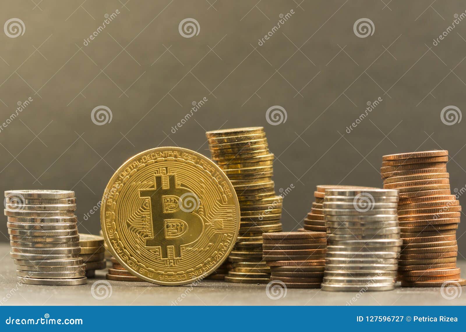 Stack of Money and Cryptocurrencies Bitcoin, Ethereum Stock Image ... Stack of Money and Cryptocurrencies Bitcoin, Ethereum Stock Image ...