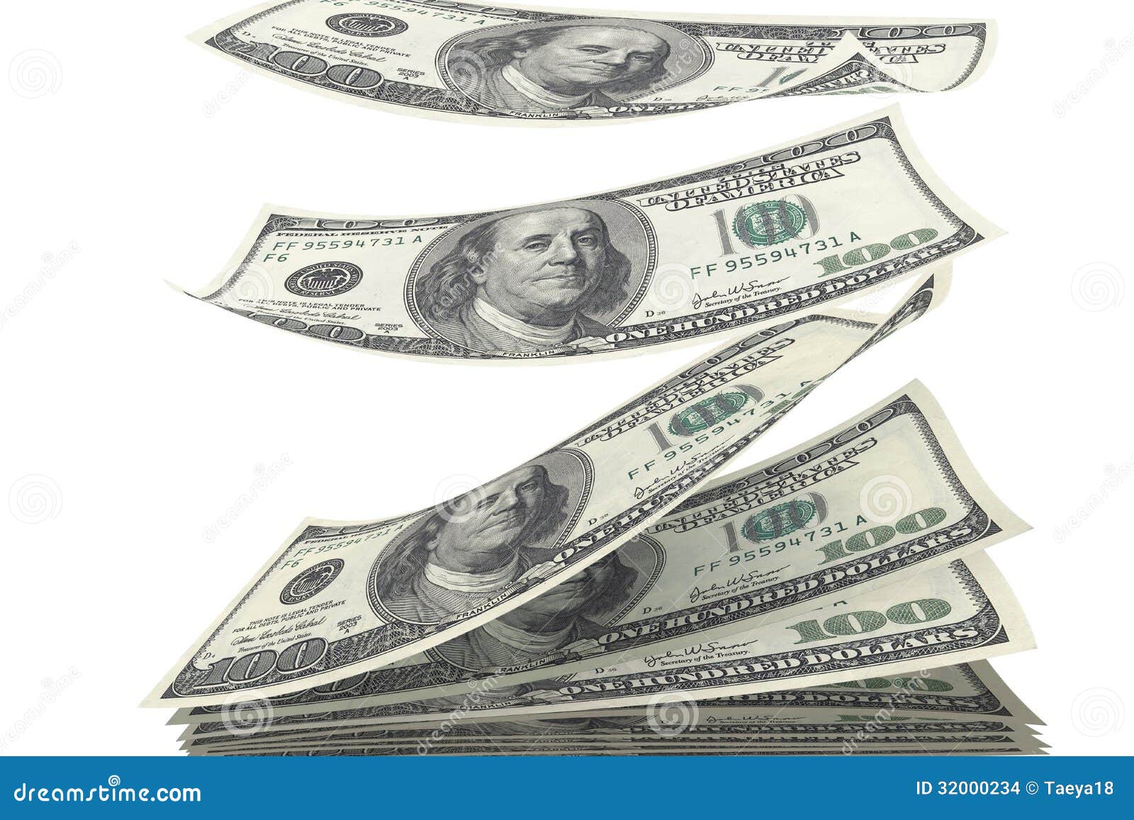 Stack Of Money .US Dollars. Royalty-Free Stock Photo | CartoonDealer ...