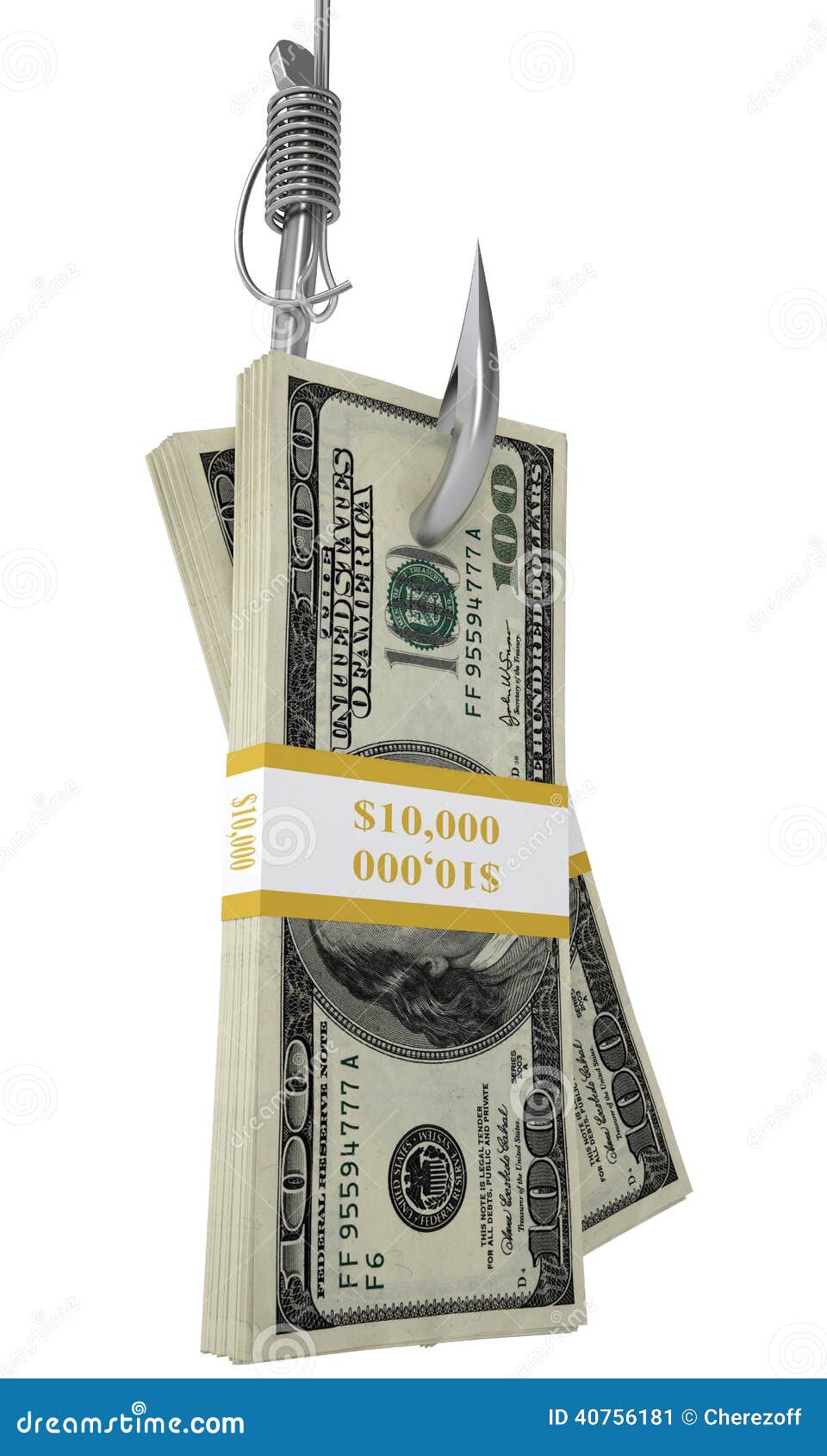 Man In Dollar Trap Stock Image | CartoonDealer.com #96558817