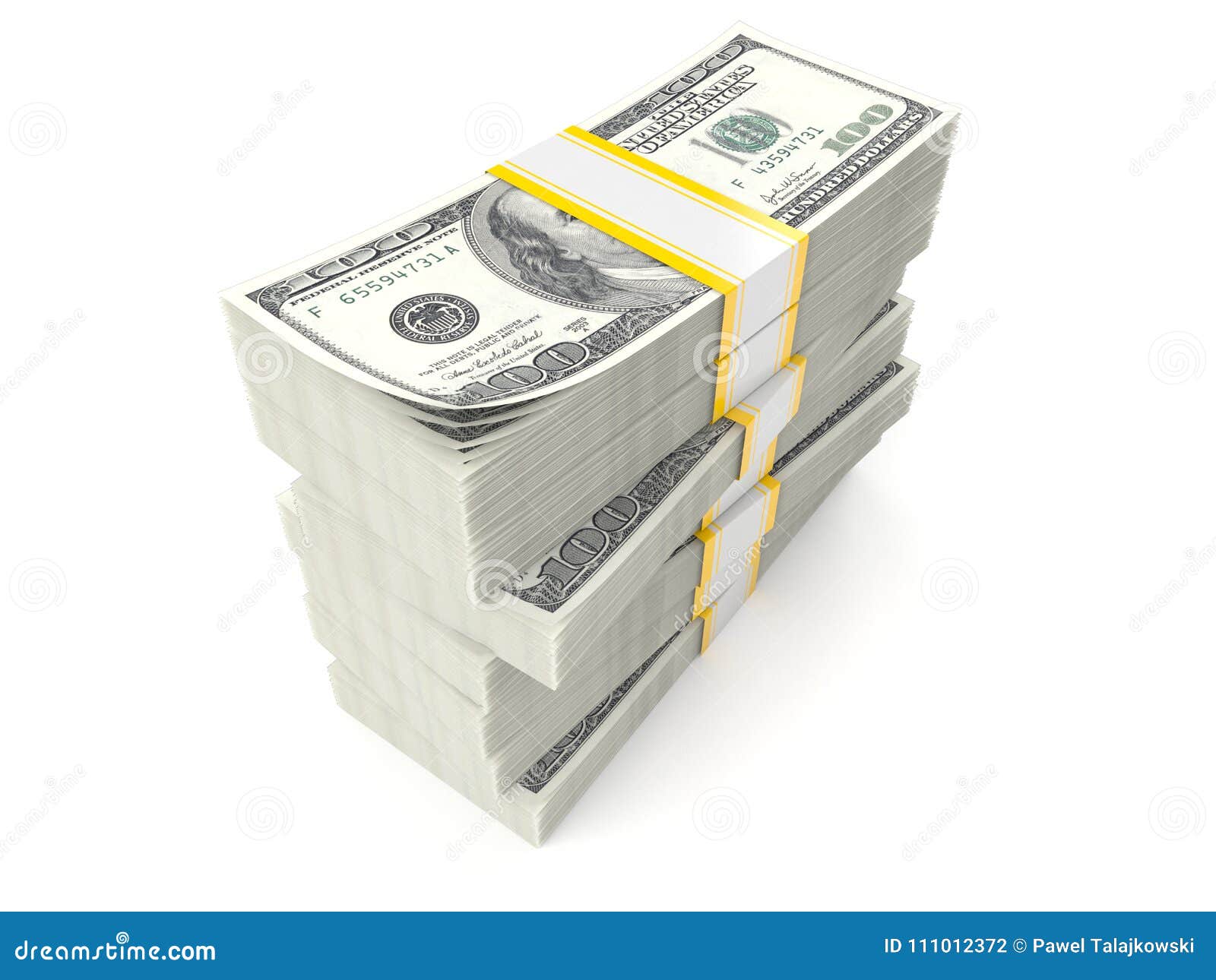 Stack of money stock illustration. Illustration of wealth - 111012372