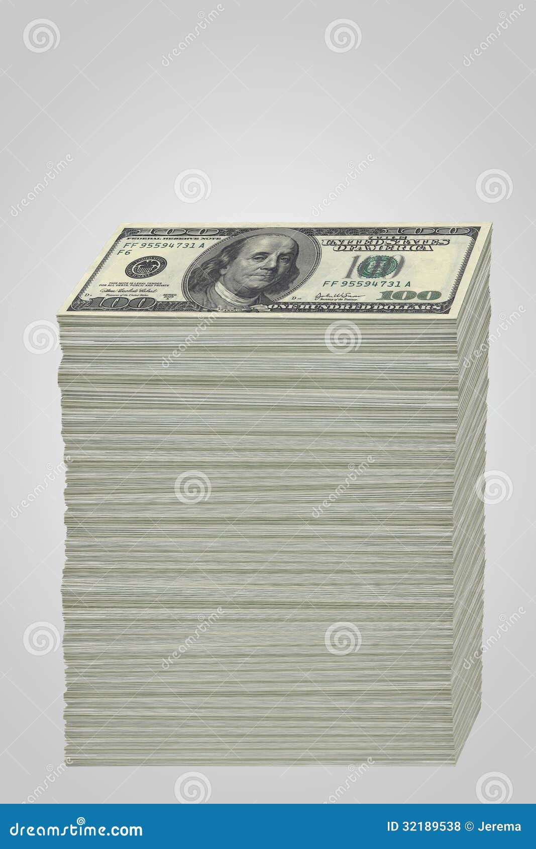 Stack of money stock illustration. Illustration of bills - 32189538