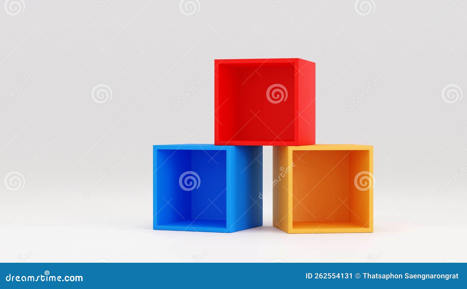 Stack of Multi Color Box for Product Display and Awards Ceremony for ...