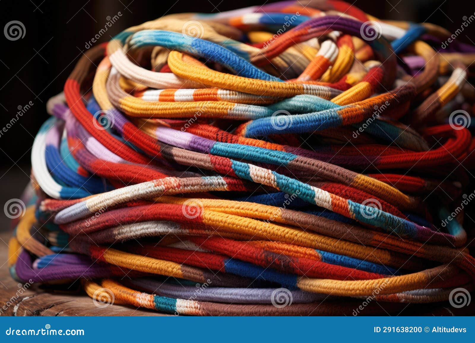 A Stack of Multi-colored Ethernet Cables Stock Photo - Image of ...